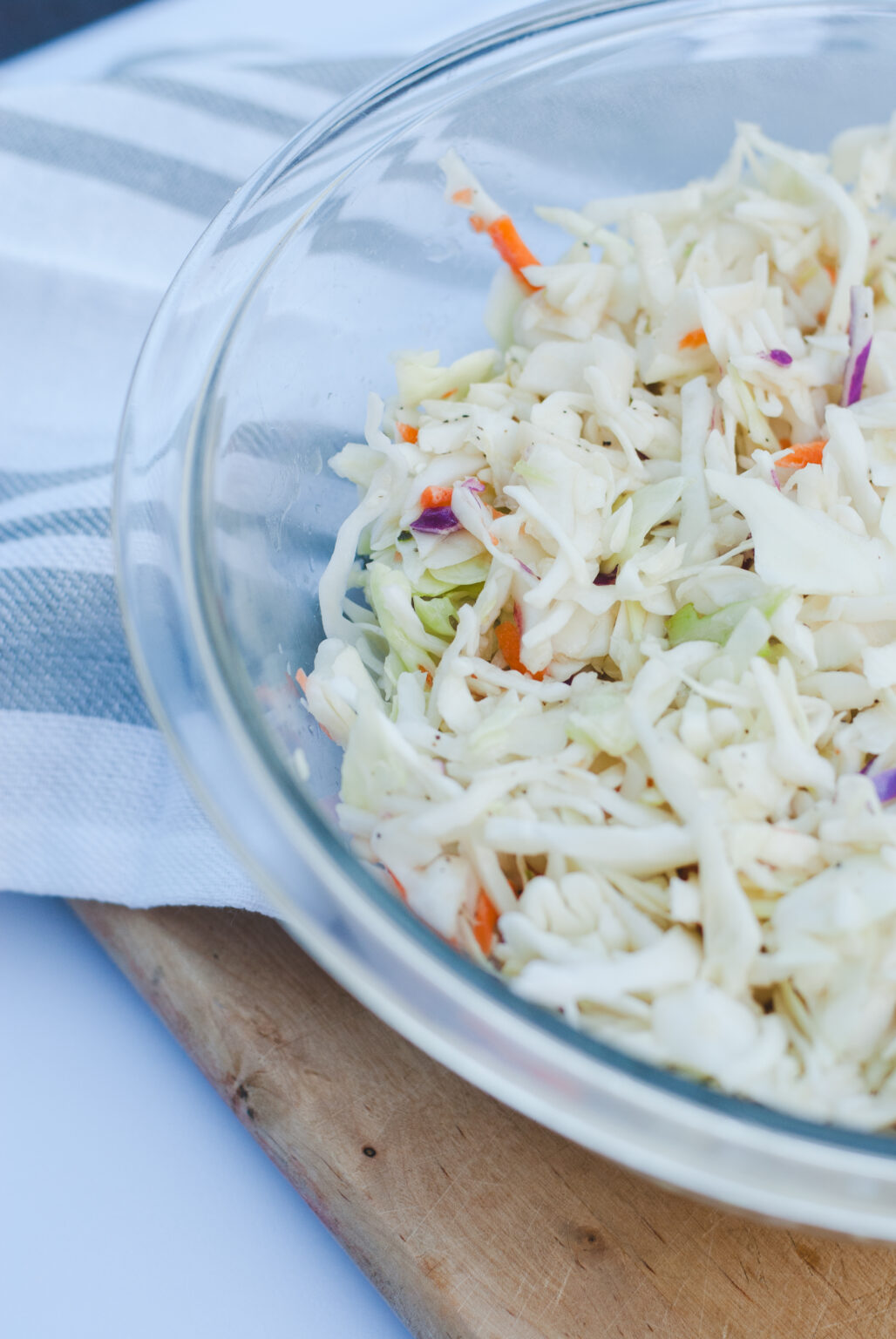 Easy Coleslaw Recipe with Apple Cider Vinegar (No Mayo) - The Little ...